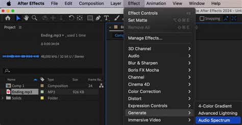 How To Create Audio Spectrum In After Effects Aejuice
