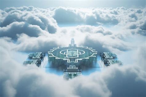 premium ai image a secure cloud security concept a creative