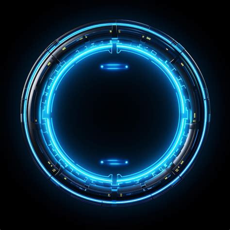 Premium Photo Abstract Hud Gui Ui Circular Shape