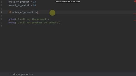 Python Basics Part If Statement YouTube