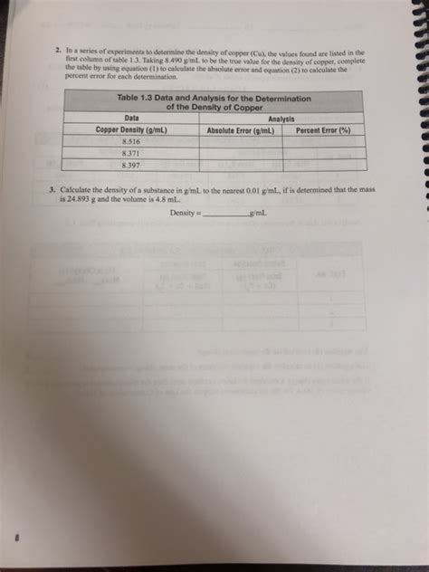 question 4 go to page 8 of your lab manual everything to 3 decimal