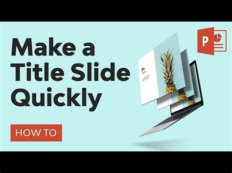 How to Make a Great PowerPoint Title Cover Slide Quickly | Envato Tuts+