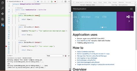 Debugging Aspnet Core Apps Running In Docker Containers Using Vs Code
