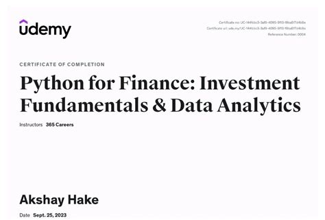 Akshay Hake On Linkedin Udemy Pythoninfinance Dataanalytics Investmentfundamentals Finance