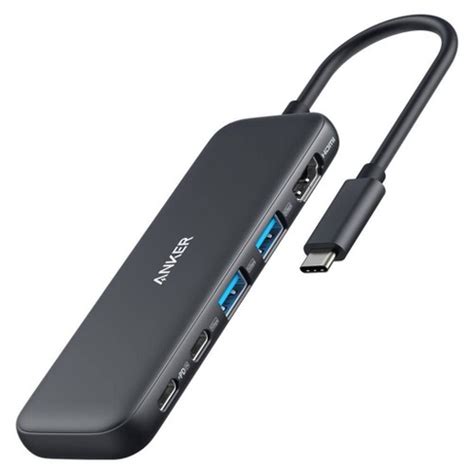 Anker 332 USB C Hub 5 In 1 Black Kenya Elite Digital Solutions