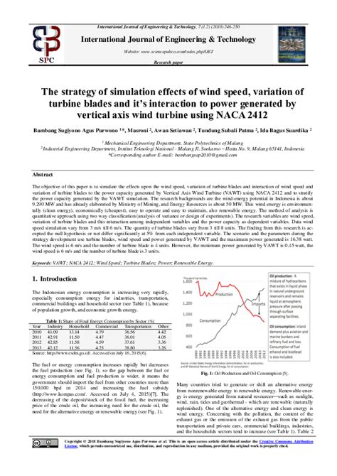 Pdf The Strategy Of Simulation Effects Of Wind Speed Variation Of