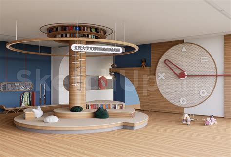 Best 12 11689 Sketchup 3d Preschooler Classroom Model Download Artofit