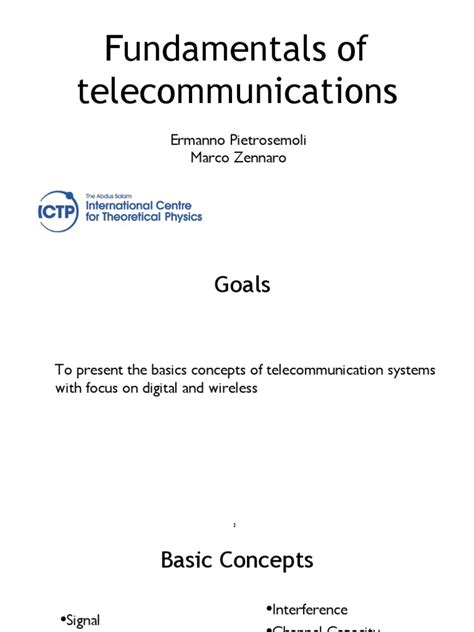 Fundamentals Of Telecommunications 1 Download Free Pdf Modulation
