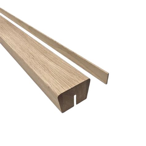 Oak Signature Plus Handrail Grooved For Metal Panels Fiximer