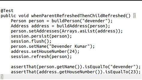 Cascading Type In Spring Boot