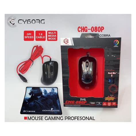 Jual Mouse Gaming Cyborg Cmg O80p Shopee Indonesia