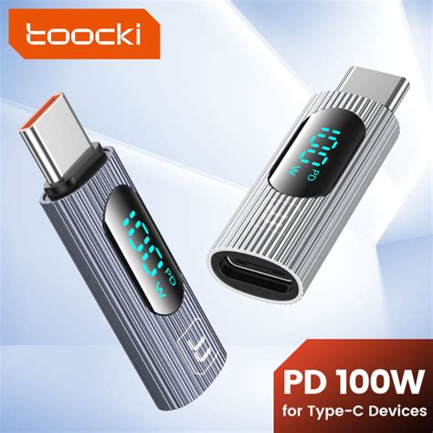Toocki Type C Male Totype C Female Lightning To Type C Otg Digital