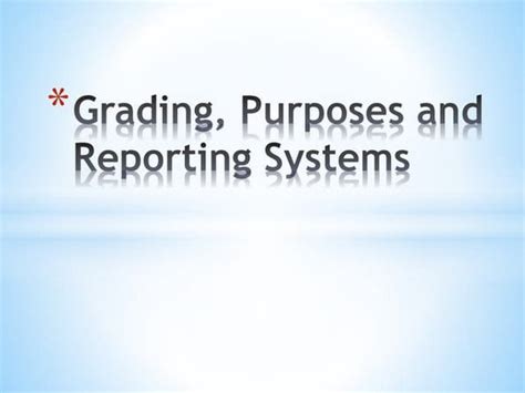 Types Of Grading System Pptx
