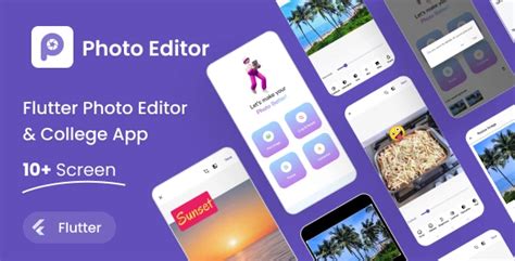 Flutter Photo Editor App Photo Editor Iqonic Design