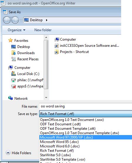 Microsoft Word File Formats Open With Open Office Falasmini