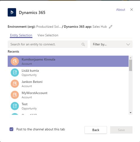 Provision Dynamics 365 Tab To Microsoft Teams Enabling The Future Of
