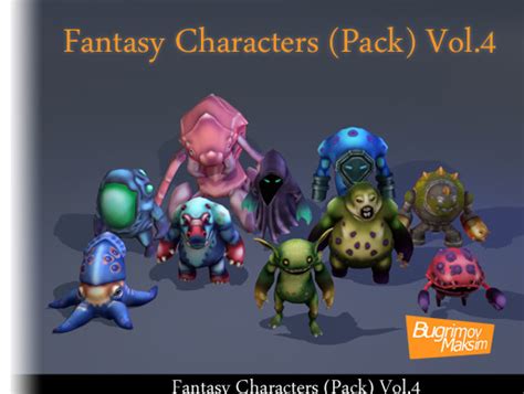 Fantasy Characters Pack Vol4 3d 생물 Unity Asset Store Fantasy Characters Pack Vol4 3d 생물 Unity Asset Store