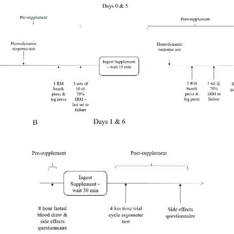 Testing Sequence Timeline A Presents The Testing Sequence On Days 0 Download Scientific