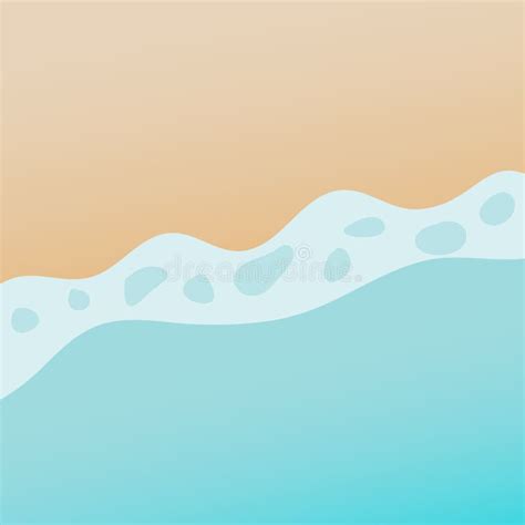 Abstract Background Of Summer In Blue Curve 072 Stock Vector