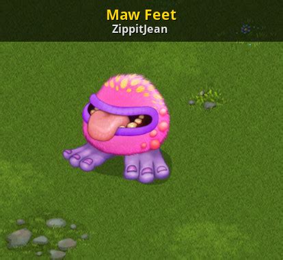 Maw Feet Mod For My Singing Monsters Msm Mods