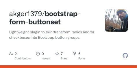 GitHub Akger1379 Bootstrap Form Buttonset Lightweight Plugin To Skin Transform Radios And Or