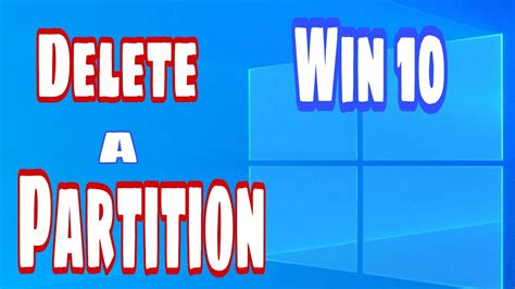 How To Delete A Partition In Windows Easy Steps YouTube
