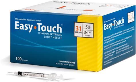 Bh Supplies Insulin Syringes U 100 For 30 Units 31g 3mlcc