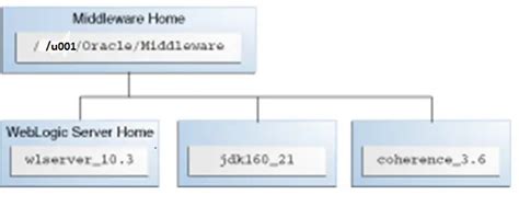middleware home and weblogic server home directories techgoeasy