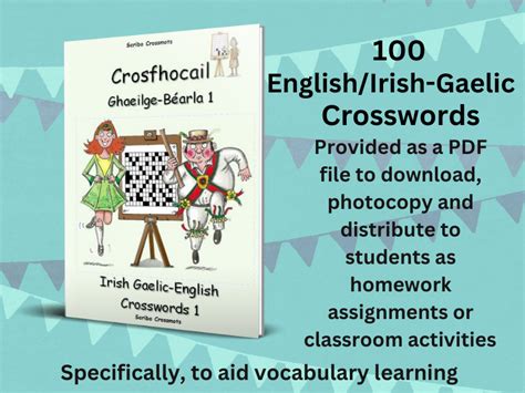 One Hundred Irish Gaelic English Crosswords Teaching Resources