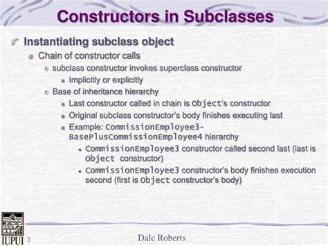 Ppt Object Oriented Programming In Java Constructors And Inheritance