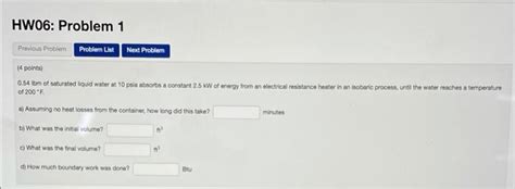 Solved Hw06 Problem 1 Previous Problem Probler List Next