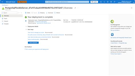 Quickstart: Create an instance of Azure Database for PostgreSQL ...