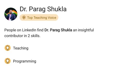 Dr Parag Shukla On Linkedin As A Computer Science Teacher What Else