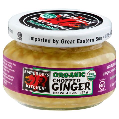 Emperors Kitchen Ginger Chopped Organic 12 Pk 45 Oz Kroger
