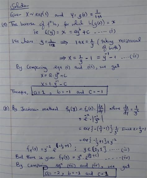 [solved] Using The Formula For The Monotonic Case The Random Variable X Is Course Hero