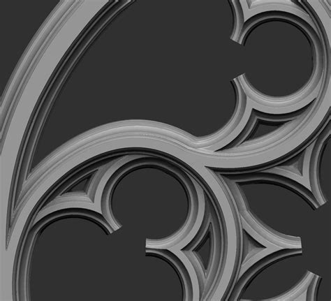 Gothic Tracery 2 3d Model 3d Printable Cgtrader