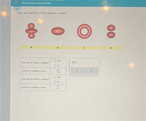 Recognizing S And P OrbitalsHere Are Sketches Of Chegg