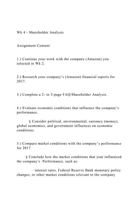 Wk 4 Shareholder Analysisassignment Content1 Codocx