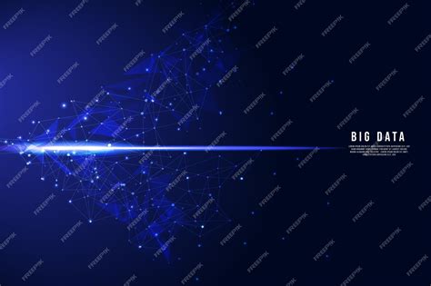 premium vector big data abstract background