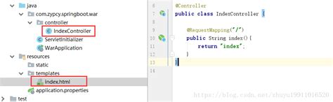 springboot war包形式部署到外部tomcat springboot war包部署 csdn博客