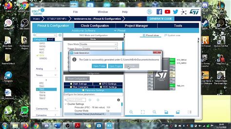 stm32 servomotor youtube