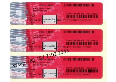 Microsoft Bit Windows License Key Windows Coa Sticker Full Version From China Factory