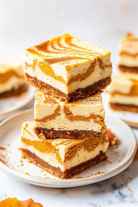 Easy Pumpkin Cheesecake Bars Insanely Good