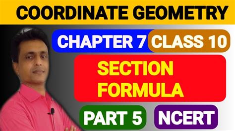 Coordinate Geometry Class 10 Chapter 7 Coordinate Geometry Cbse Maths Ncert Part 5
