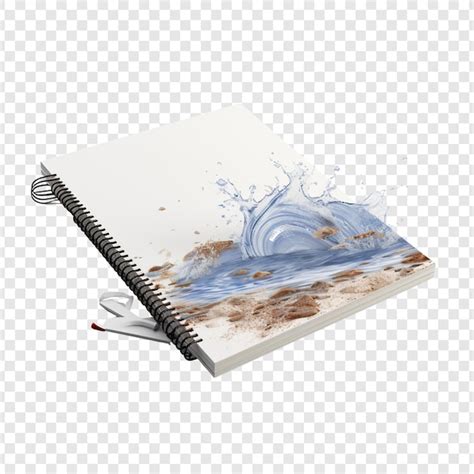 Premium PSD Notebook Isolated On Transparent Background