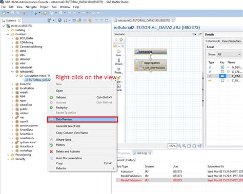 Creating A Calculation View Based On The Table Of Sap Community