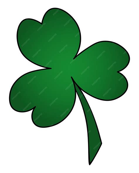 Trébol De Trébol La Hoja De Trébol Es El Símbolo De Irlanda Tres Hojas