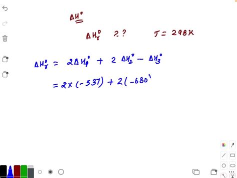 Solved From Given Following Equations And Δh ∘ Values Determine The