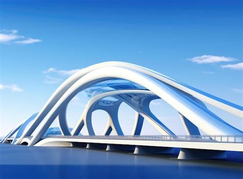 Premium Ai Image Bridge Of The Future