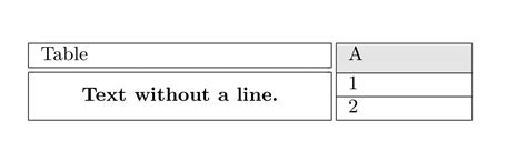 Tables Removing White Lines In Multirow Cells Tex Latex Stack